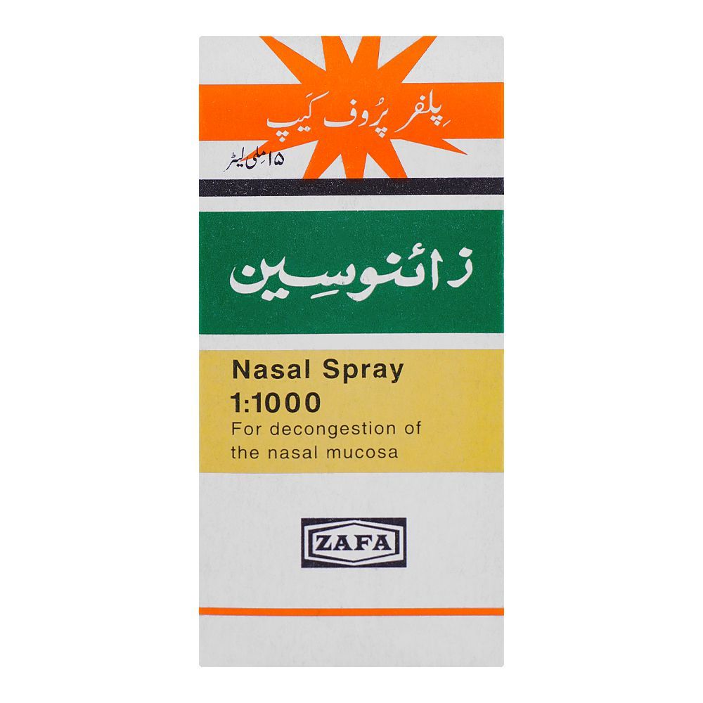Buy Zafa Pharmaceuticals Xynosine Nasal Spray, 15ml Online at Special ...