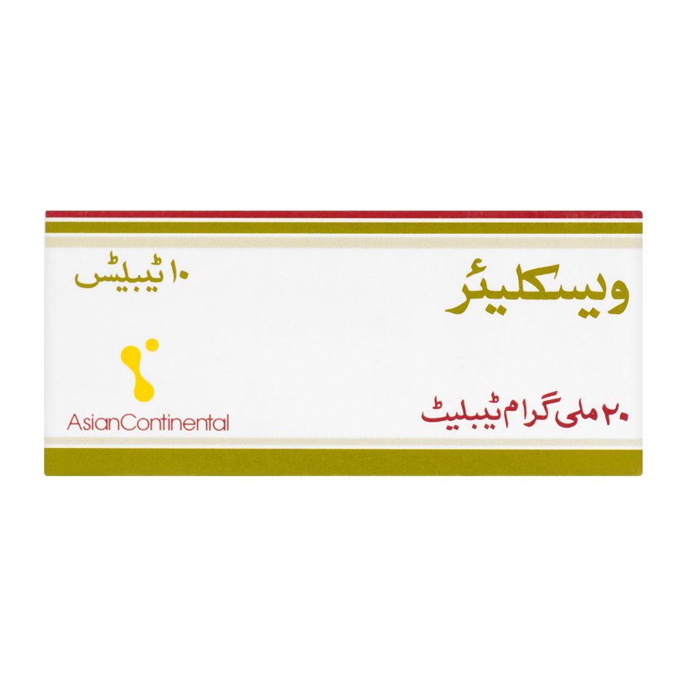 Purchase AsianContinental Vasclear Tablet, 20mg, 10-Pack Online at ...