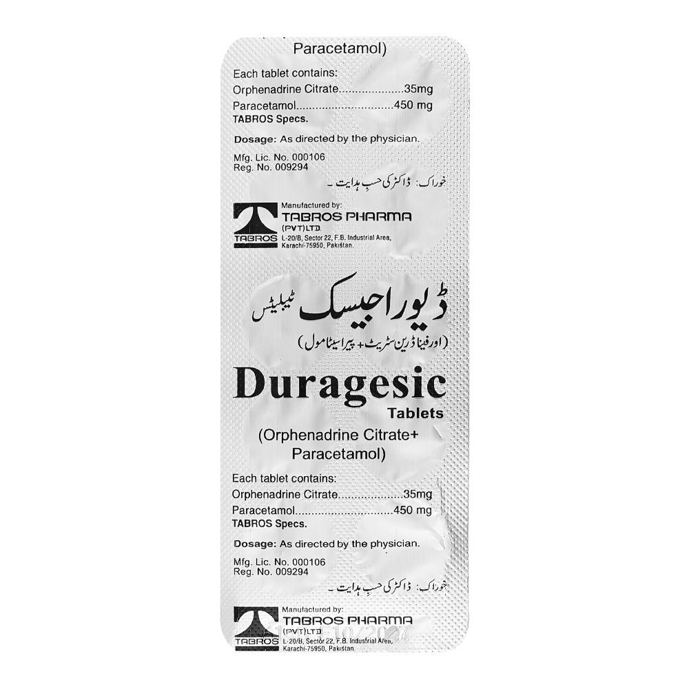 Tabros Pharma Duragesic Tablet, 1-Strip