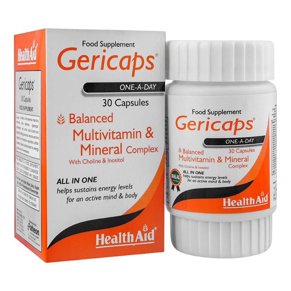 Purchase Nutra Zone Healthcare Gericaps Multivitamin Capsule, 30-Pack Online at Special Price in ...
