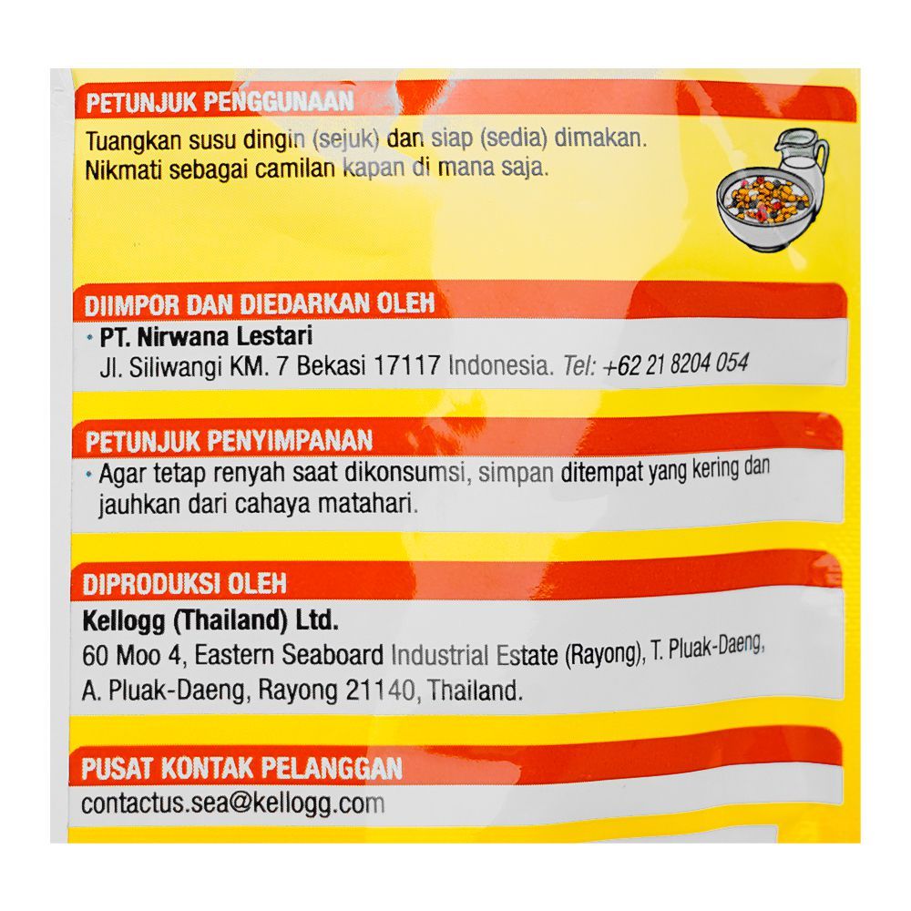 Buy Kellogg's Honey Crunch Corn Flakes Cold Cereal With Sumber Vitamins & Minerals, 55g Pouch ...