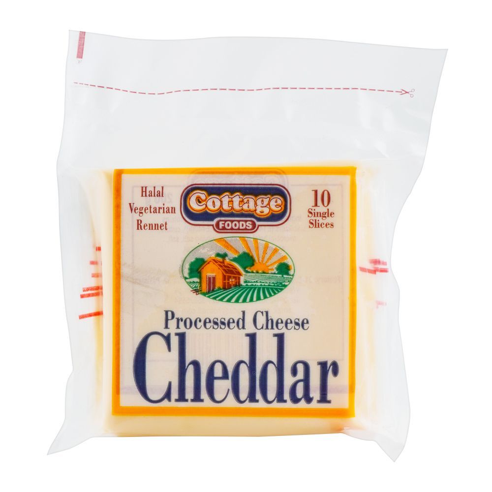 Buy Cottage Processed Cheddar Cheese Slices, 10 Pieces Online at ...