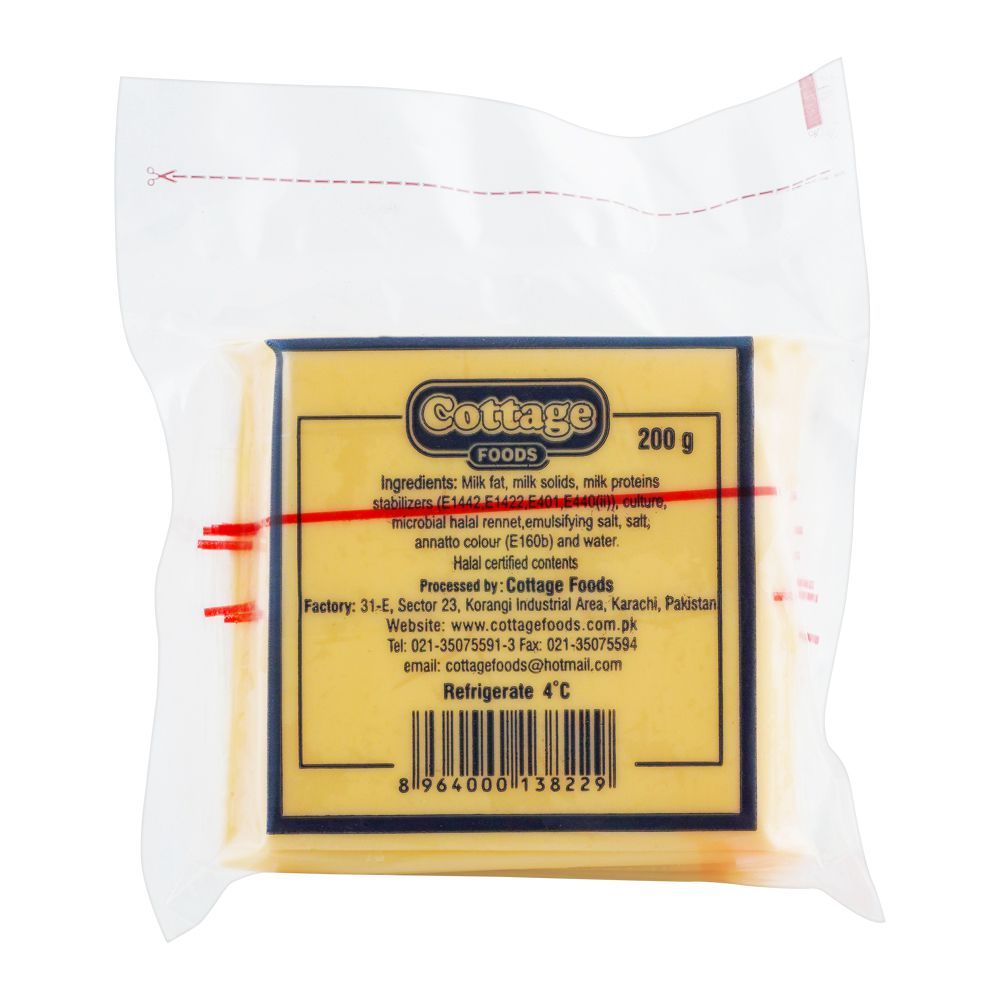 Buy Cottage Processed Cheddar Cheese Slices, 10 Pieces Online at ...