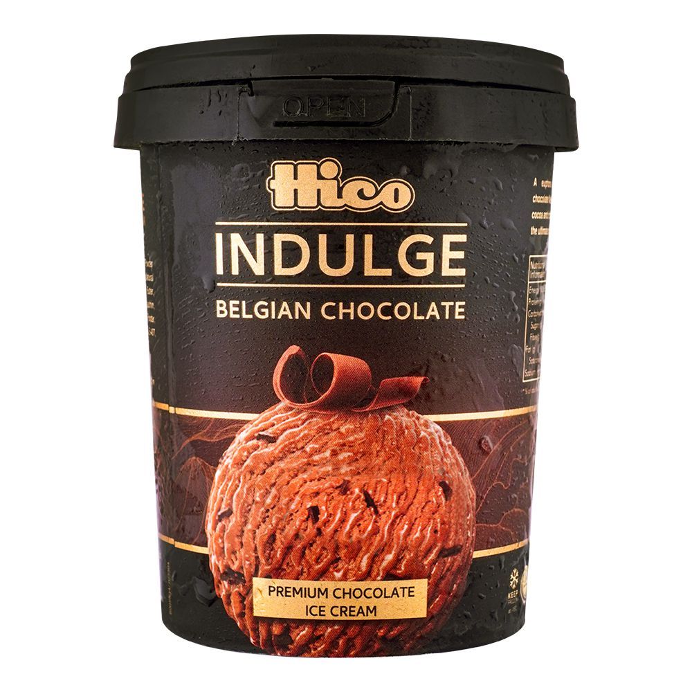 Buy Hico Indulge Belgian Chocolate Ice Cream, 500ml Online at Best ...