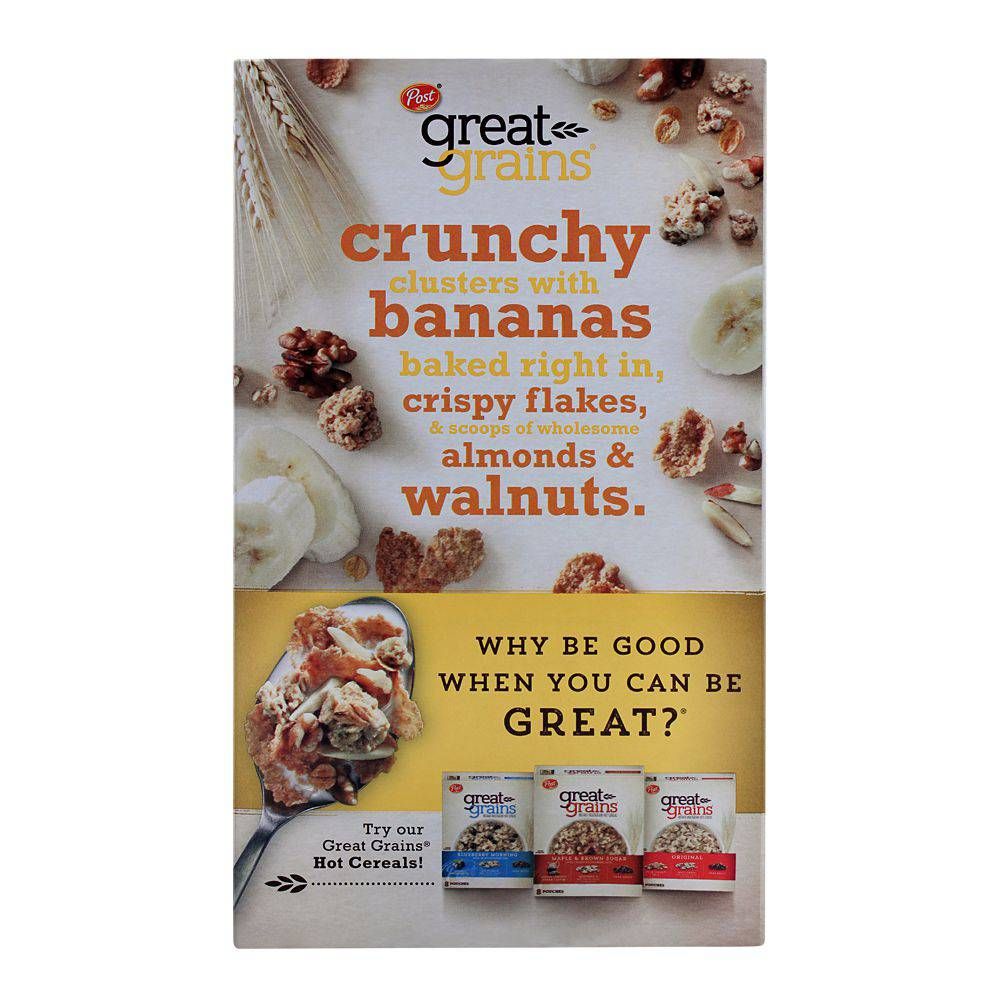 Order Post Great Grain Banana Nut Crunch Cereal 439g Online at Special ...