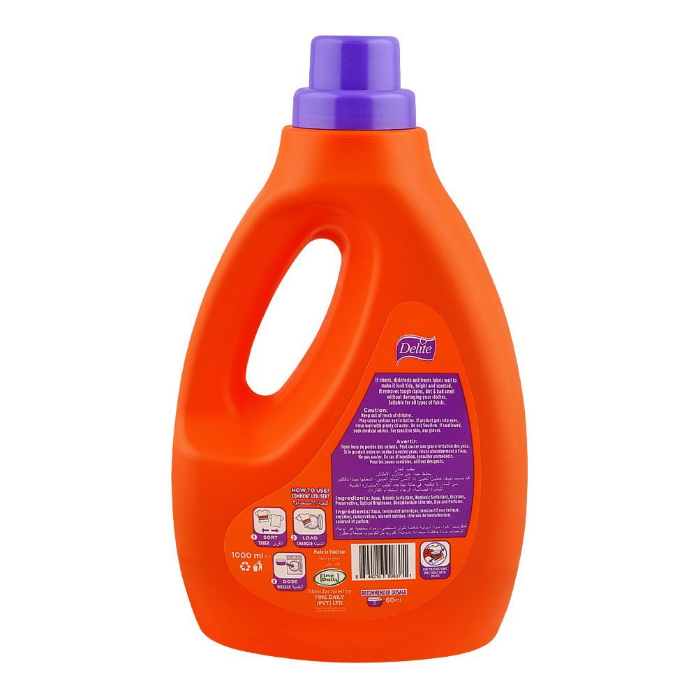 Buy Delite Antibacterial Laundry Detergent Gel, 1 Liter Online at Best ...