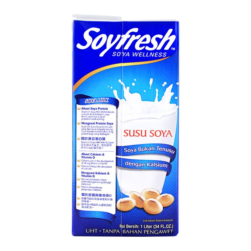Buy Soyfresh Soya Milk With Calcium, Non-Dairy Soya, 1 Liter Online at ...