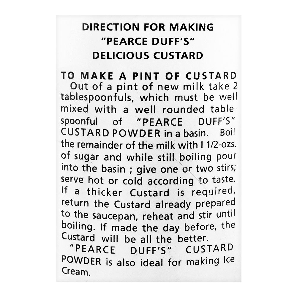 Purchase Pearce Duff Custard Powder, 350g Online at Best Price in ...