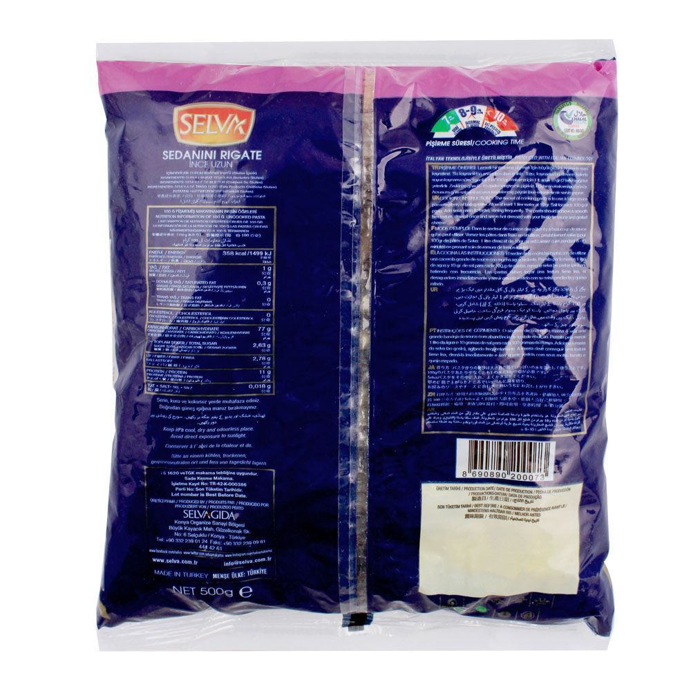 Order Selva Sedanini Rigate Pasta, 500g Online at Special Price in ...
