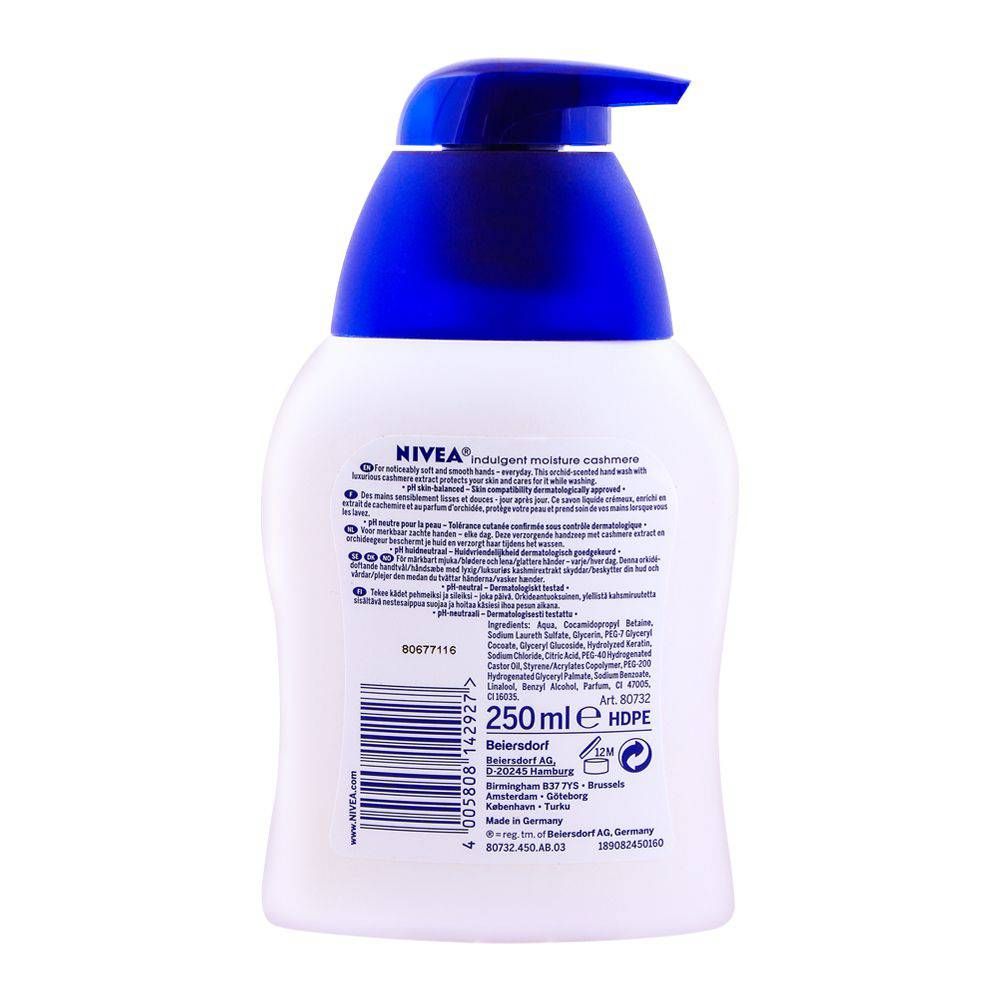 Buy Nivea Indulgent Moisture Cashmere Hand Wash 250ml Online at Special ...