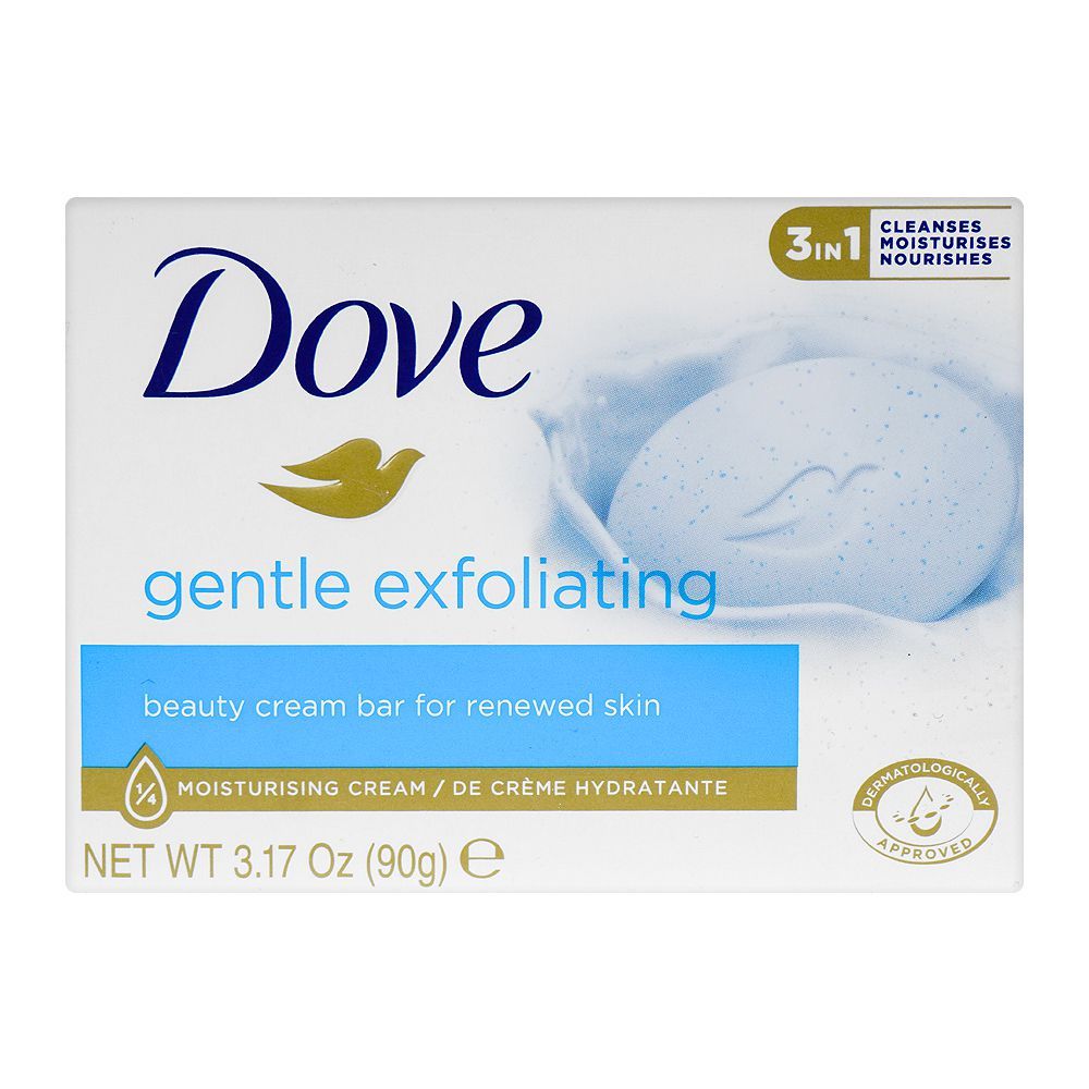 Order Dove Gentle Exfoliating Soap, For Renewed Skin, 90g Online at ...