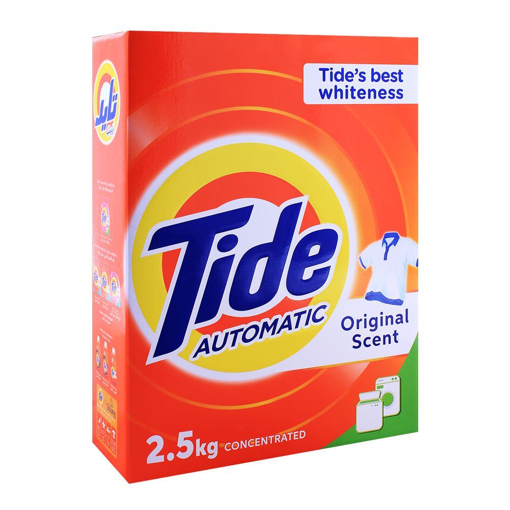 Buy Tide Automatic, Original Scent, 2.5 KG Box Online at Best Price in Pakistan - Naheed.pk