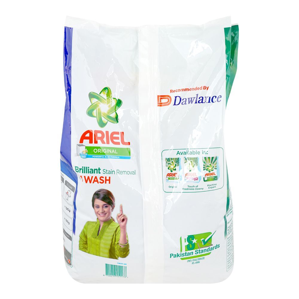 Purchase Ariel Original Perfume, Washing Powder, Bag, 4 KG Online at ...