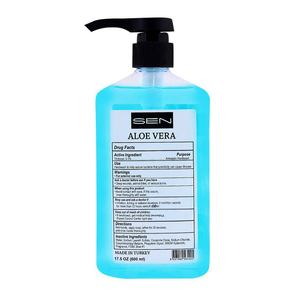 Order Sen Aloe Vera Liquid Soap, Nourishing Extracts & Vitamin-E, 600ml ...