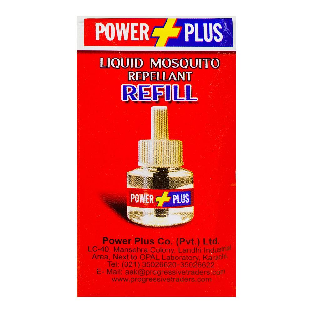 Order Power Plus Ultra Liquid Mosquito Repellant Red Refill, 45ml ...
