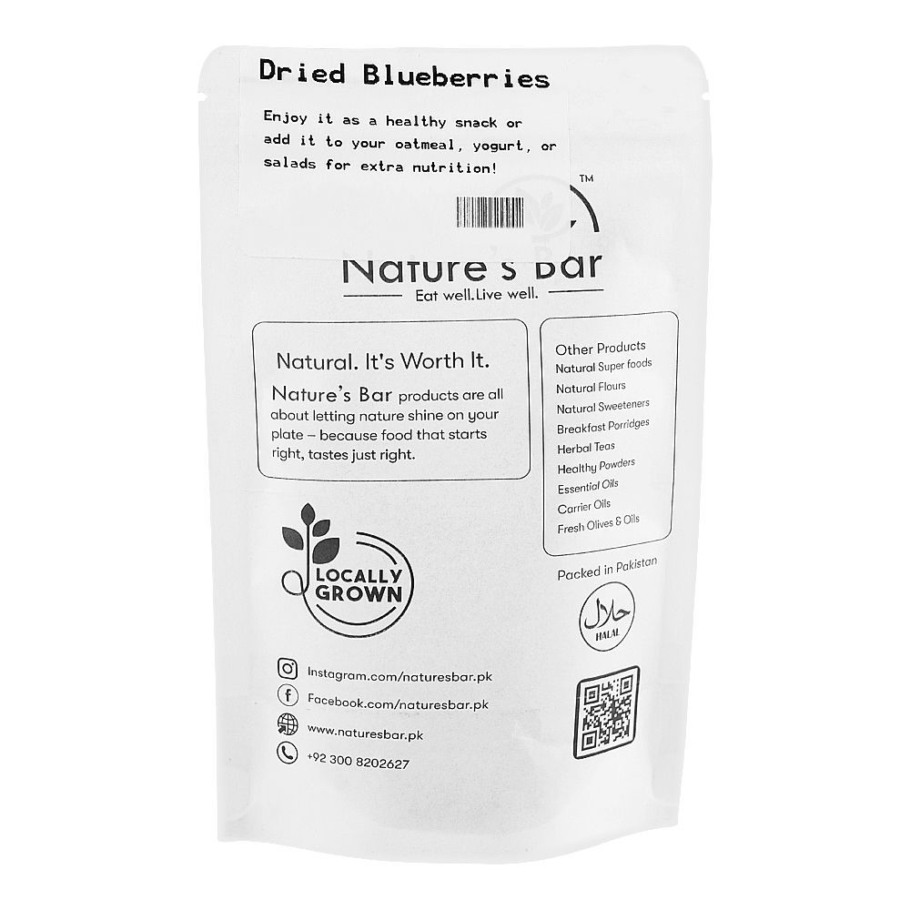 Nature's Bar Sensation Dried Blueberries, 170g