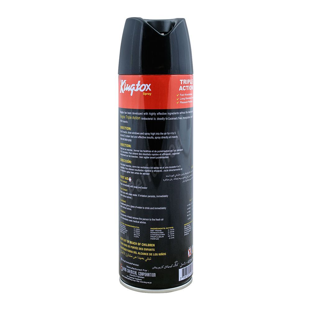 Buy Kingtox All Insect Killer, Triple Action Spray, 400ml Online at ...