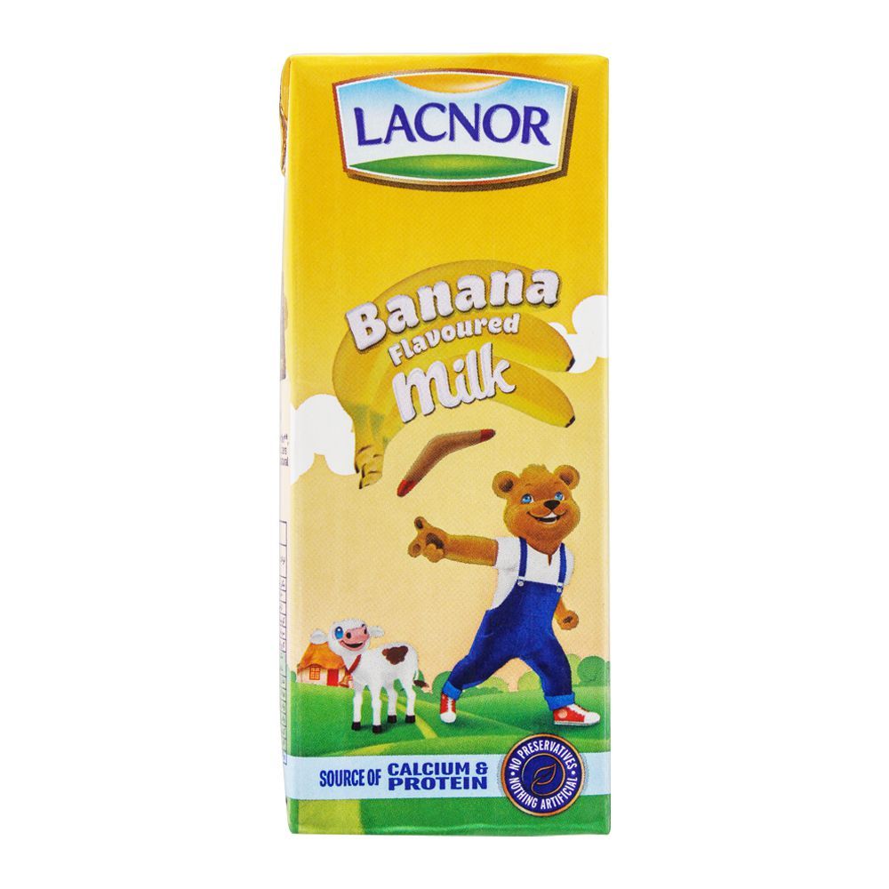 Purchase Lacnor Banana Flavoured Milk, 180ml Online at Special Price in ...