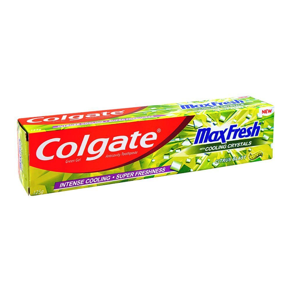 Buy Colgate MaxFresh Green Gel Citrus Blast Toothpaste 125gm Online at ...