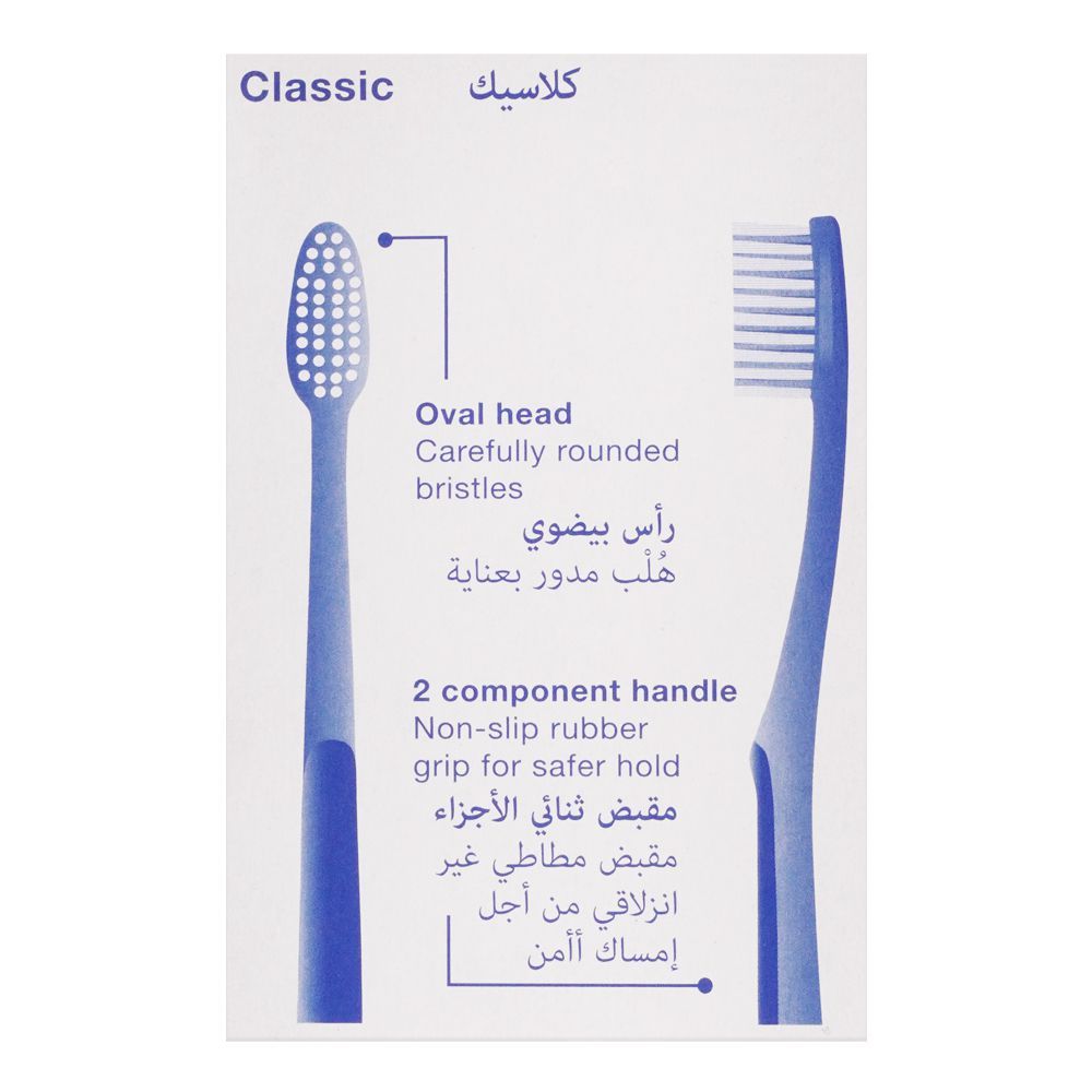 Buy Jordan Classic Clean Teeth & Gum Toothbrush Medium 4-Pack, 10209 ...