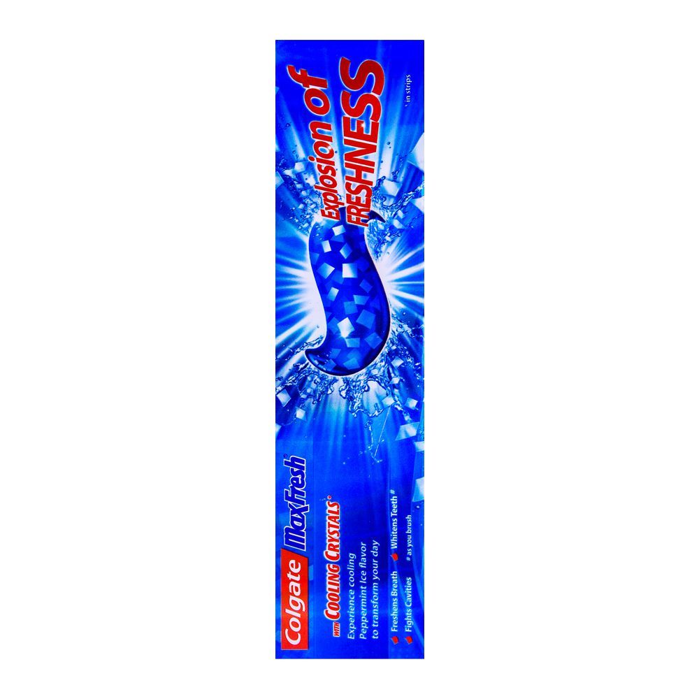 Buy Colgate MaxFresh Blue Gel Peppermint Ice Toothpaste 75gm Online at ...