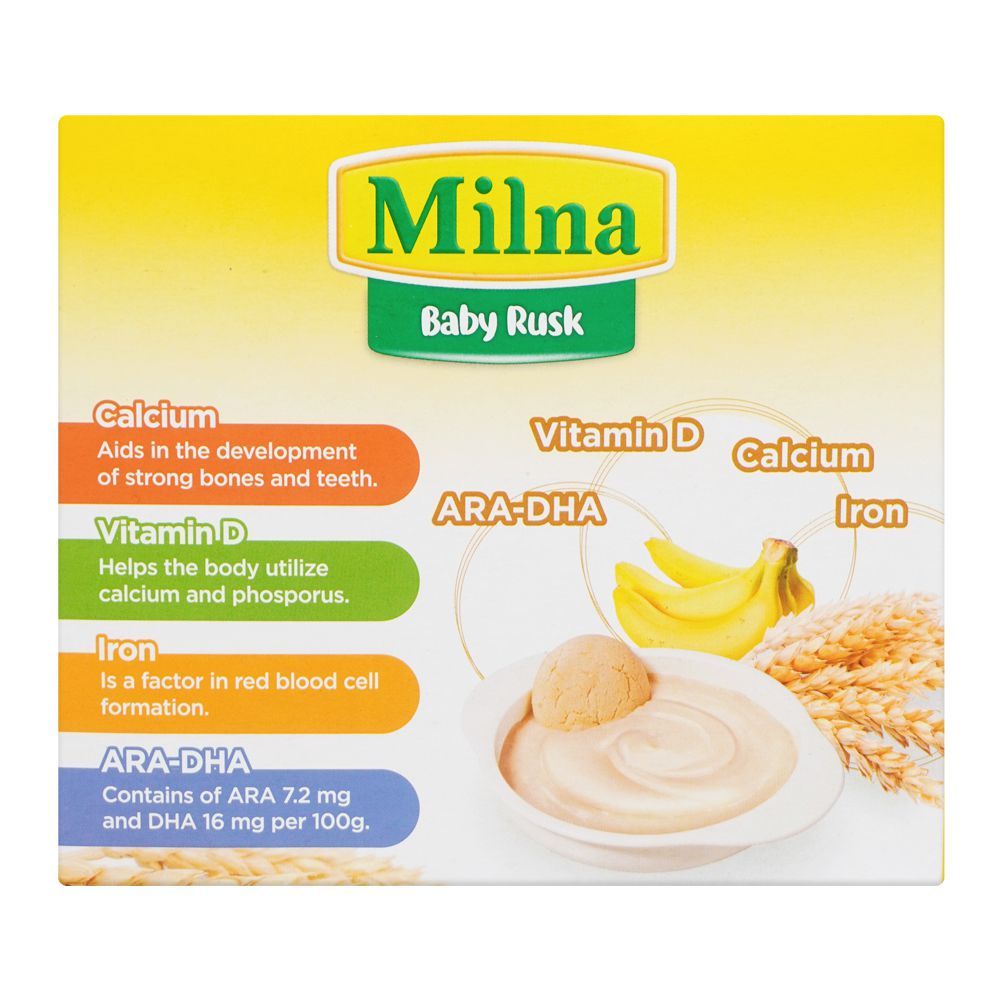 Purchase Milna Baby Rusk Banana, 130g Online at Best Price in Pakistan ...