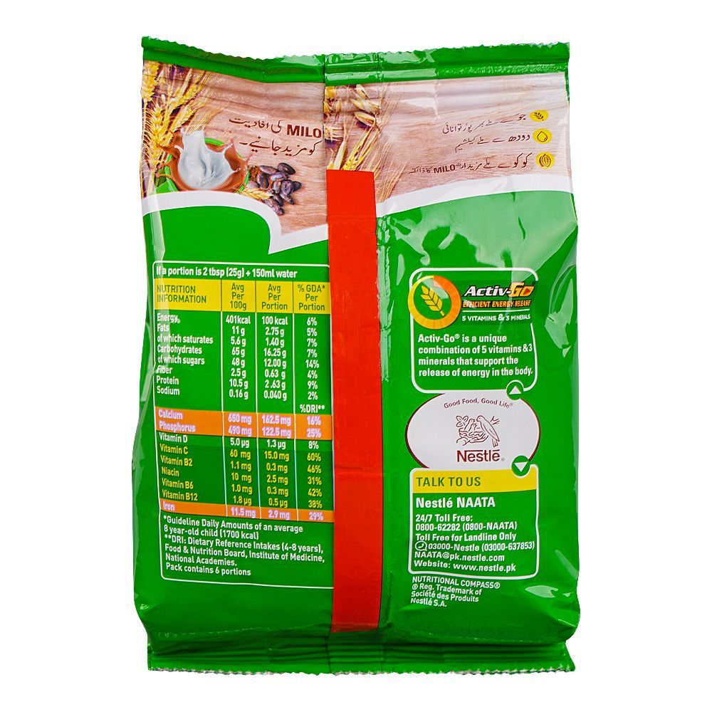 Buy Nestle Milo All-in-1 Powder, 150g Pouch Online at Best Price in ...