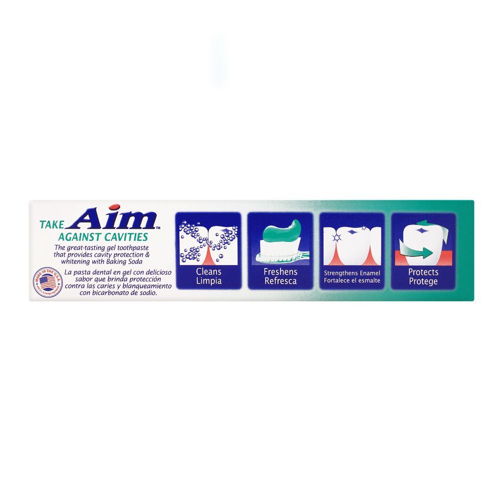 Order Aim Multi-Benefit Fresh Mint Gel Whitening Toothpaste, 156g ...