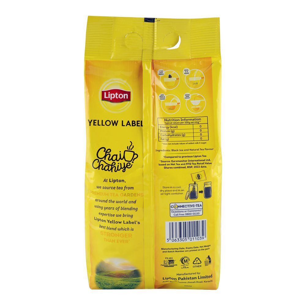 Purchase Lipton Yellow Label, 900g Pouch Online at Special Price in ...