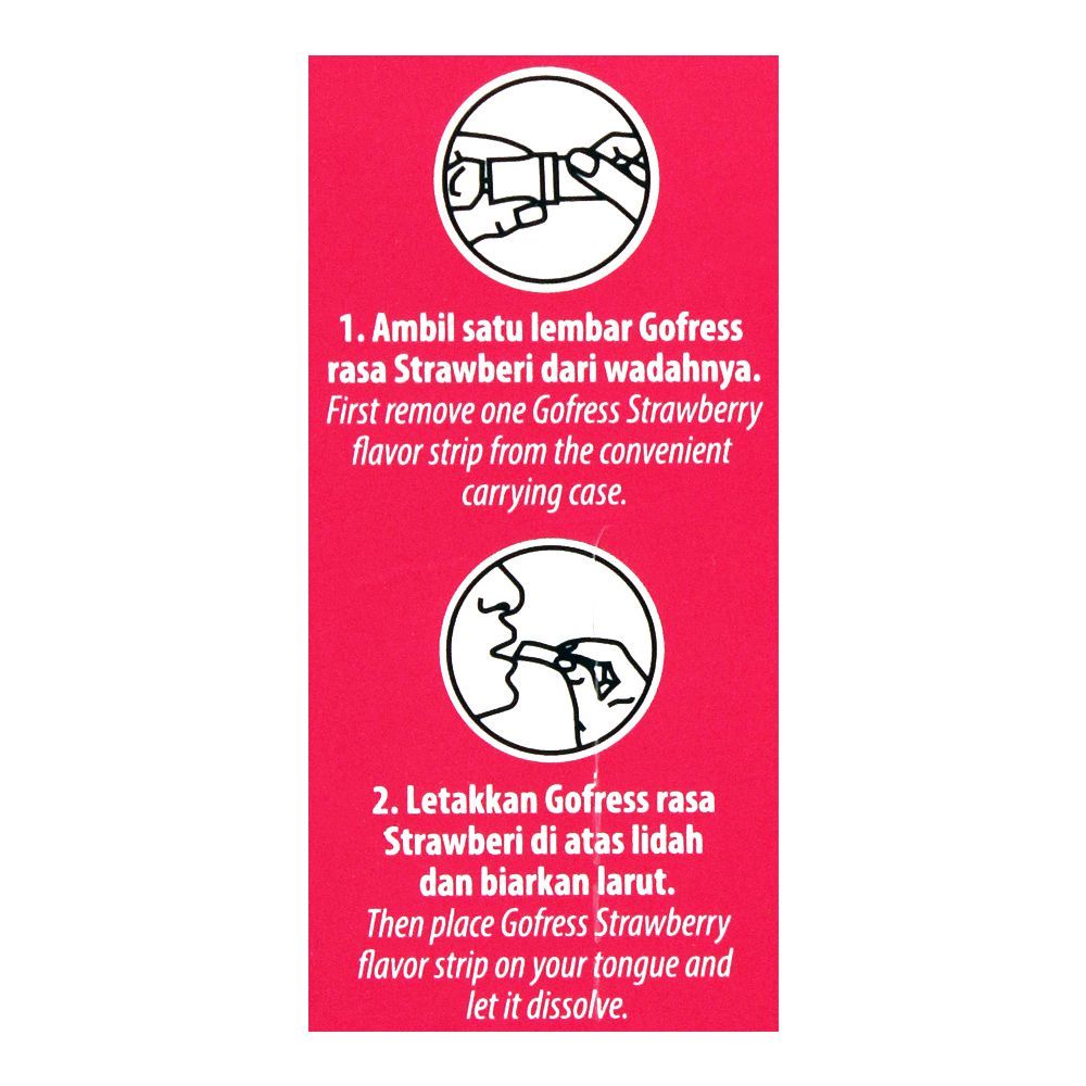 Order Gofress Oral Care Strip, Strawberry, Mild, 24-Pack Online at ...