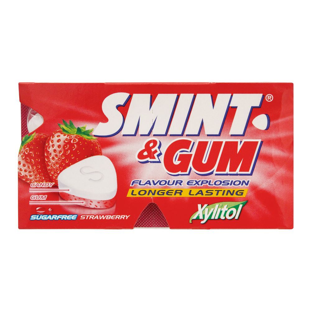 Purchase Smint & Gum Candy Gum, Strawberry, Sugar Free, 14.2g Online at ...
