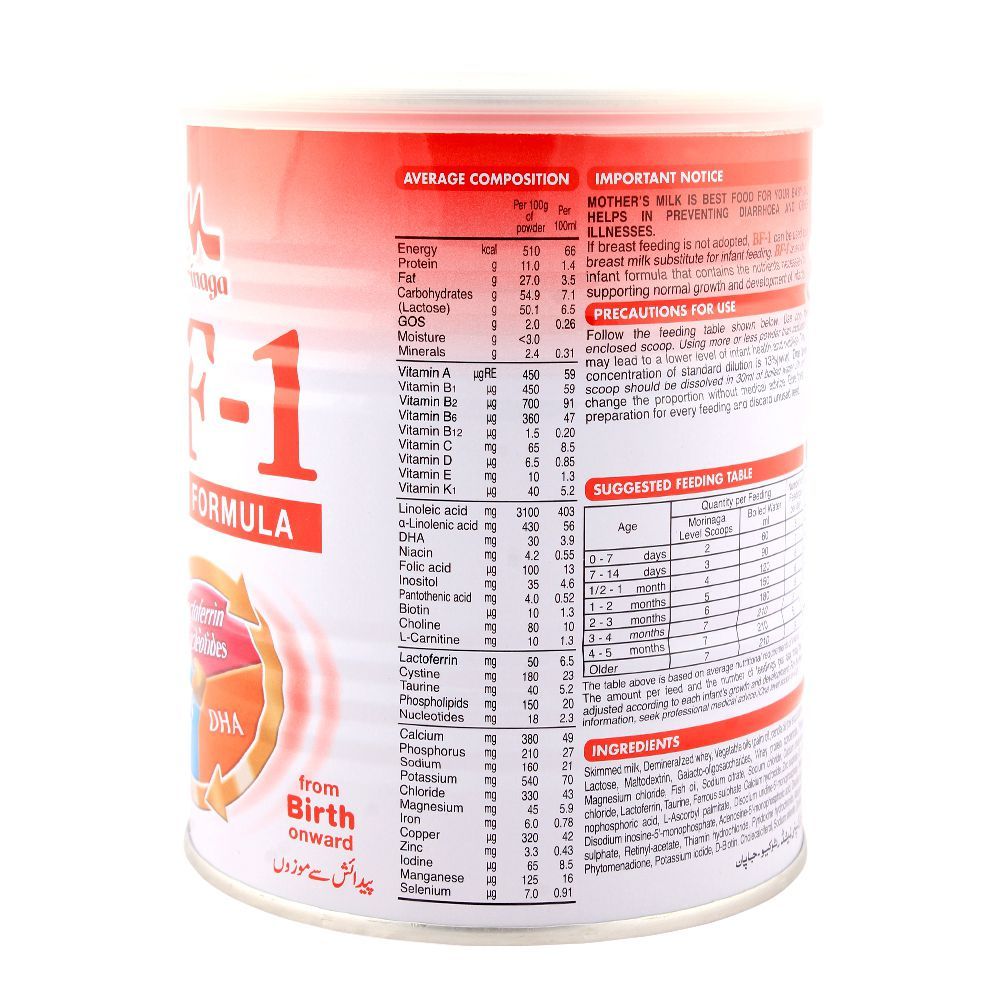 Buy Morinaga BF-1 Infant Formula Milk Powder 400gm Online at Special ...
