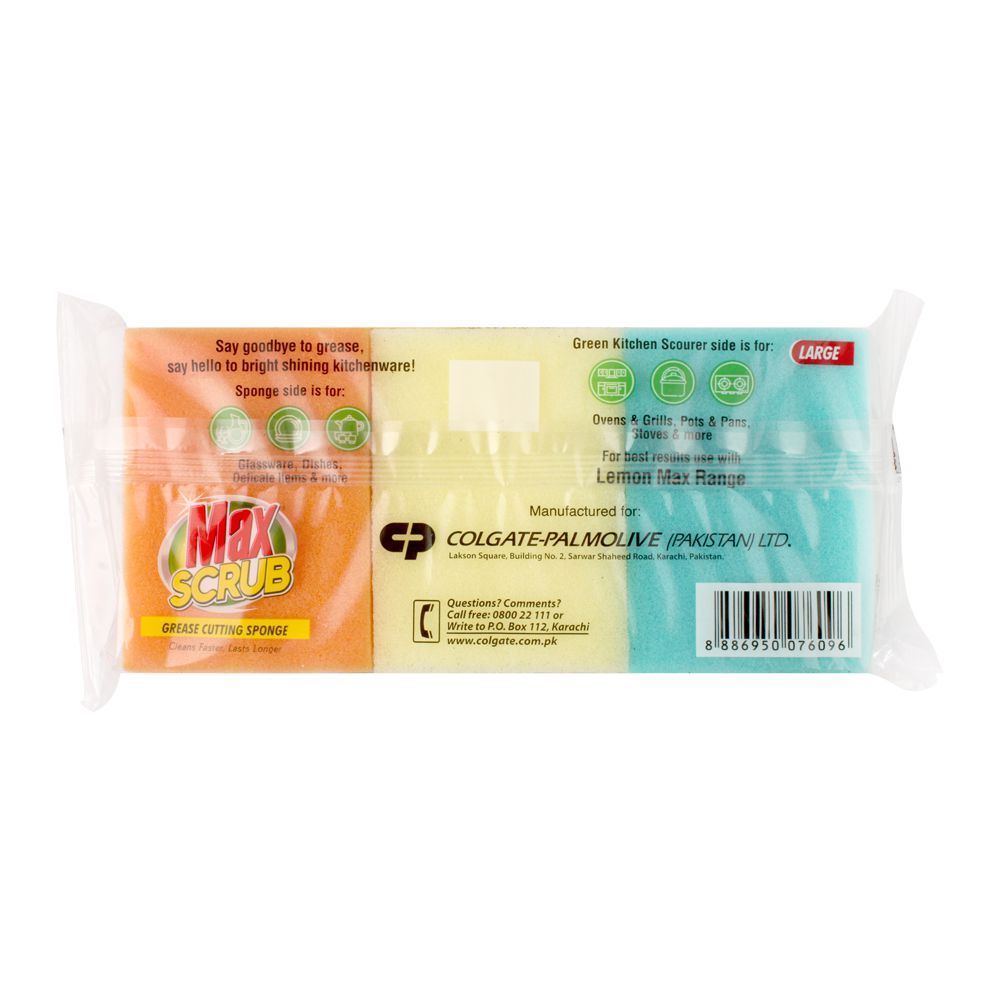 Purchase Max Scrub With Sponge Multi 3-In-1, Saver Pack, 3-Pack Online ...