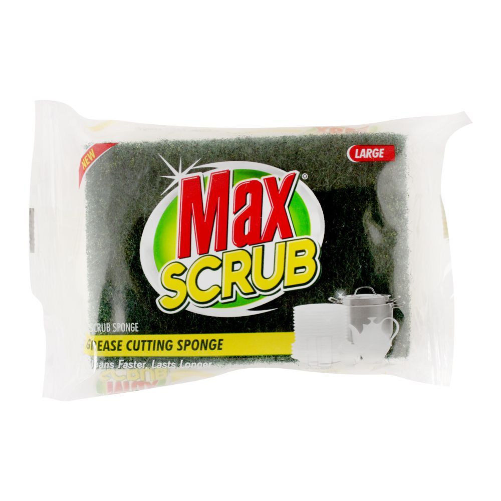 Order Max Scrub With Sponge, Large, 1 Count Online at Special Price in ...