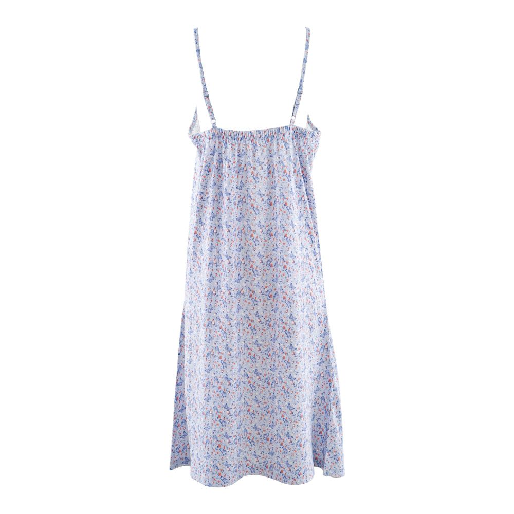 Buy IFG 1-Piece Butterfly Nightdress, Medium Length Knitted Cotton ...