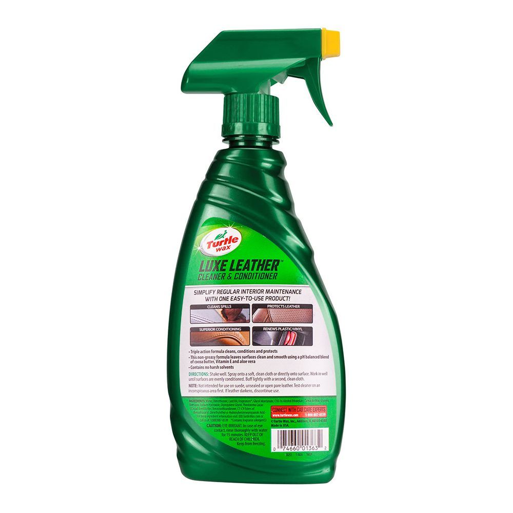 Purchase Turtle Wax Leather Cleaner & Conditioner, 473ml, T-363 Online ...
