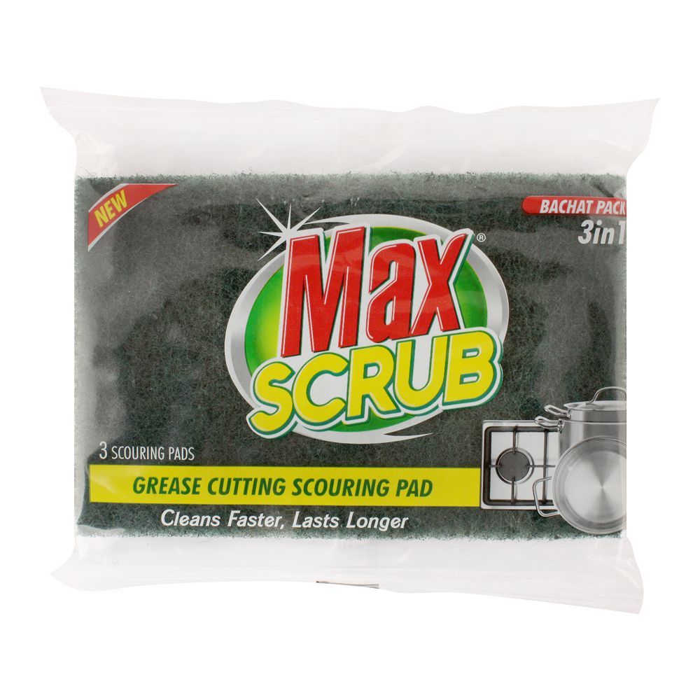 Purchase Max Scrub Scouring Pad, 3-In-1, Bachat Pack, 3-Pack Online at ...