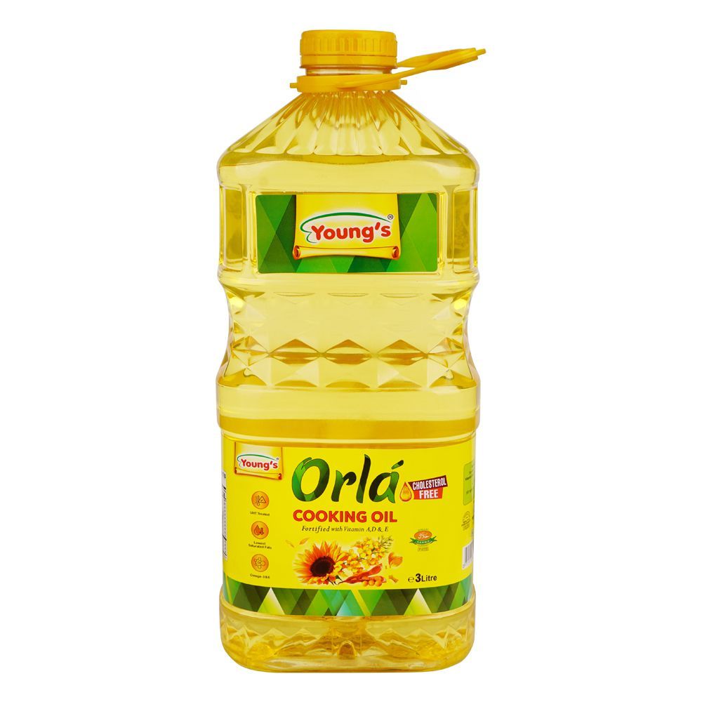 Buy Young's Orla Cooking Oil, 3 Liter Bottle Online at Special Price in ...