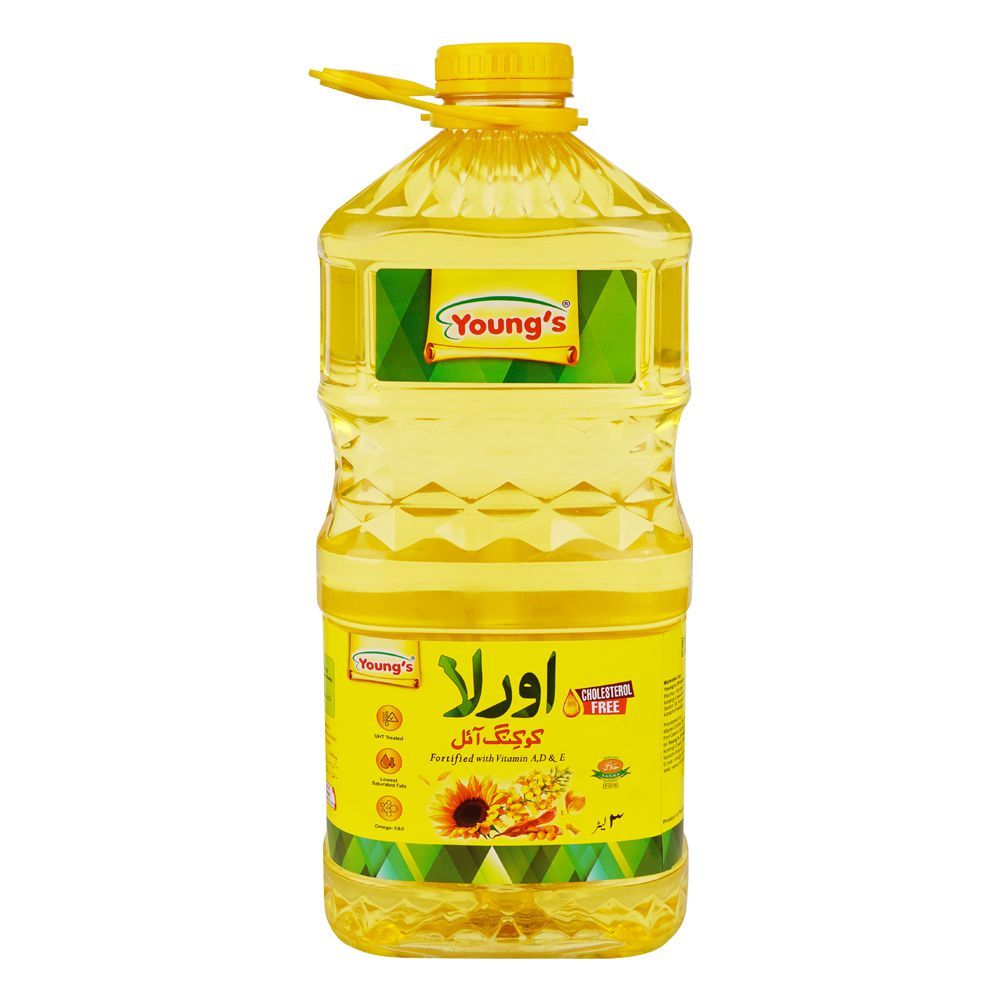 Buy Young's Orla Cooking Oil, 3 Liter Bottle Online at Special Price in ...