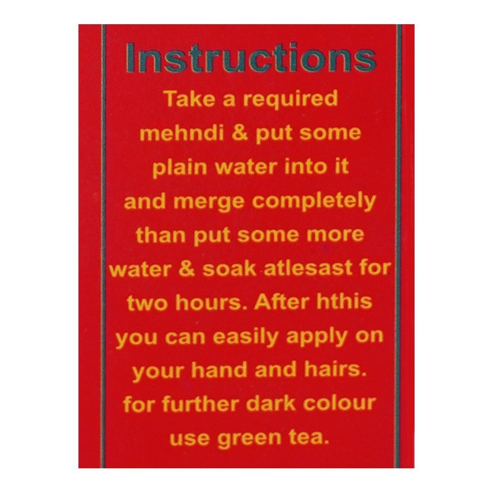 Buy Muhammad Saeed Abdul Ghani Khas Anaar Kali Mehndi, 6543 Online at ...