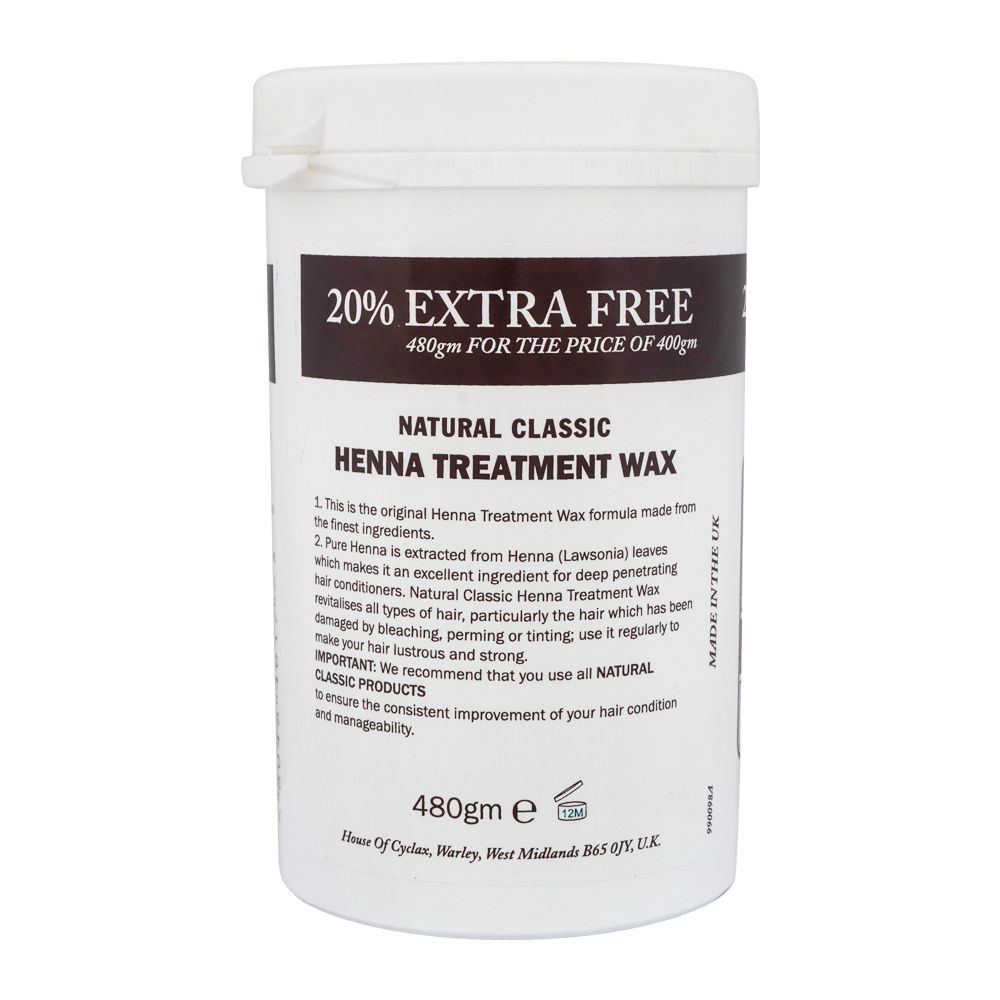 Order Natural Classic Henna Treatment Wax Hair Conditioner, 480g Online ...