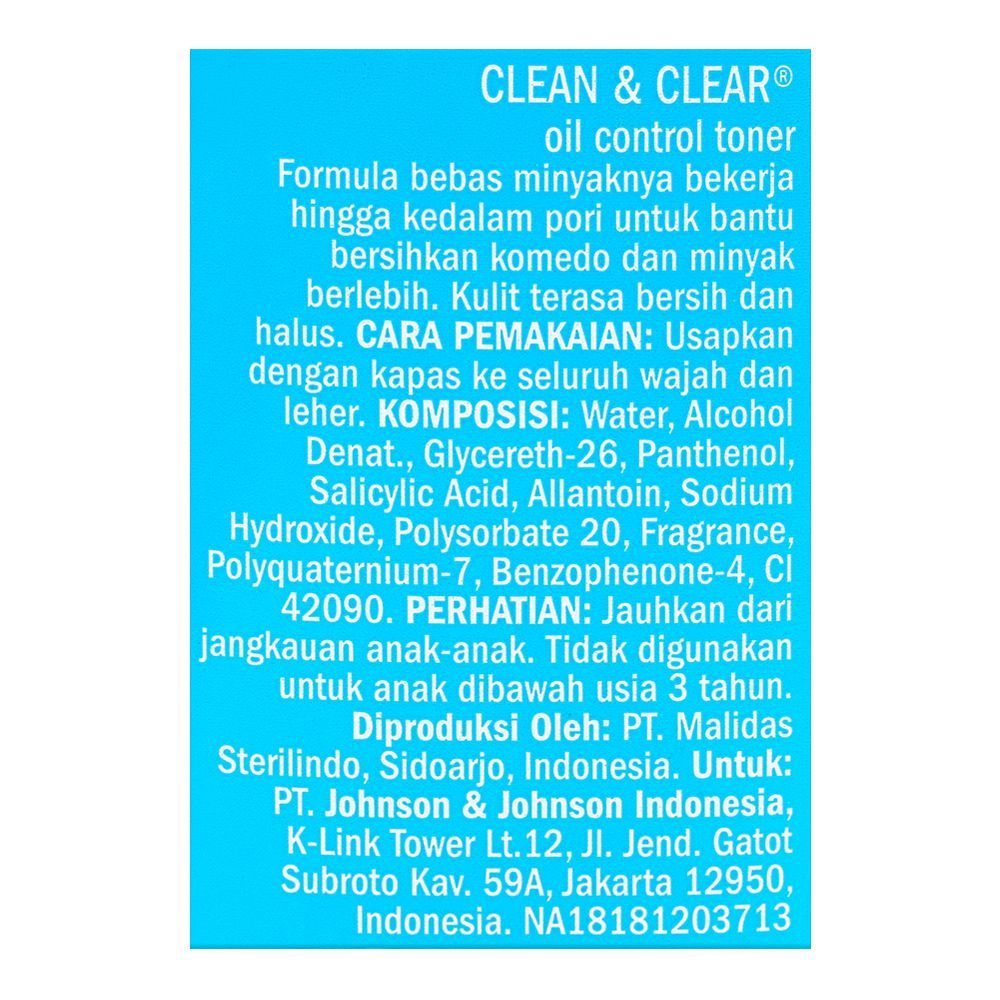 Purchase Clean & Clear Essential Oil Control Toner, 100ml Online at ...