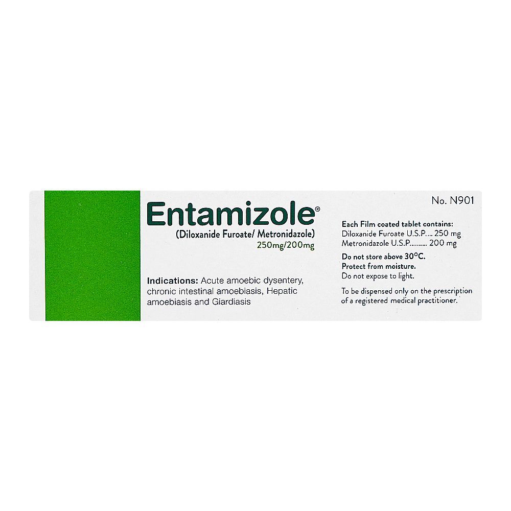 Entamizole Tablets, Strip (10 Tablets)