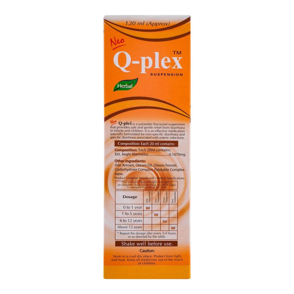 Purchase Woodward Herbal Q-Plex Suspension, 120ml Online at Best Price ...