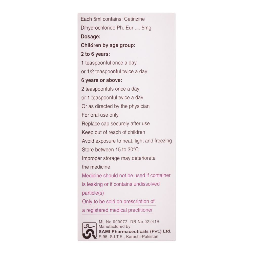 Order Sami Pharmaceuticals Sedil Syrup, 60ml Online at Best Price in ...