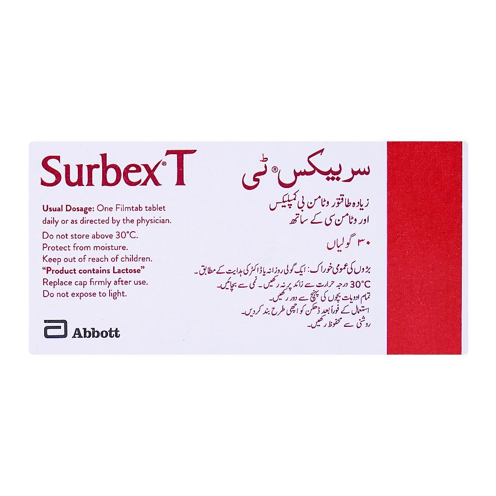 Order Surbex T tablets, 30-Pack Online at Best Price in Pakistan ...