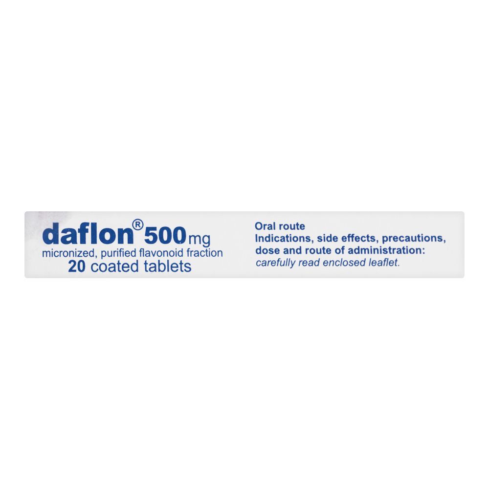 Buy Servier Pharmaceuticals Daflon Tablet, 500mg, 20-Pack Online at ...