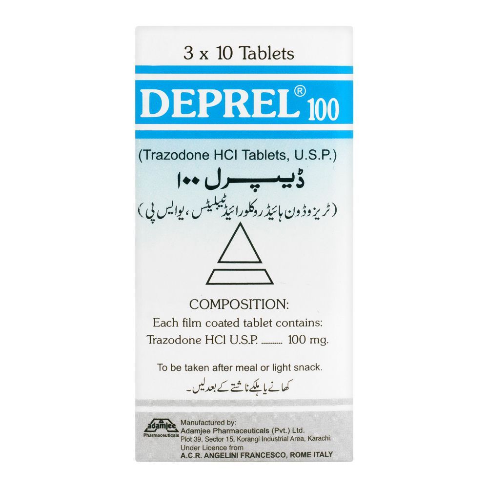 Buy Adamjee Pharmaceuticals Deprel 100 Tablet, 30-Pack Online at ...