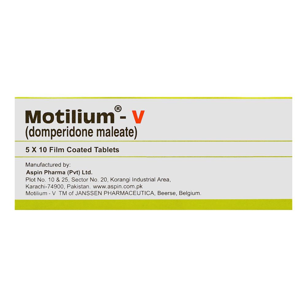 Purchase Aspin Pharma Motilium-V Tablet, 1-Strip Online at Special ...