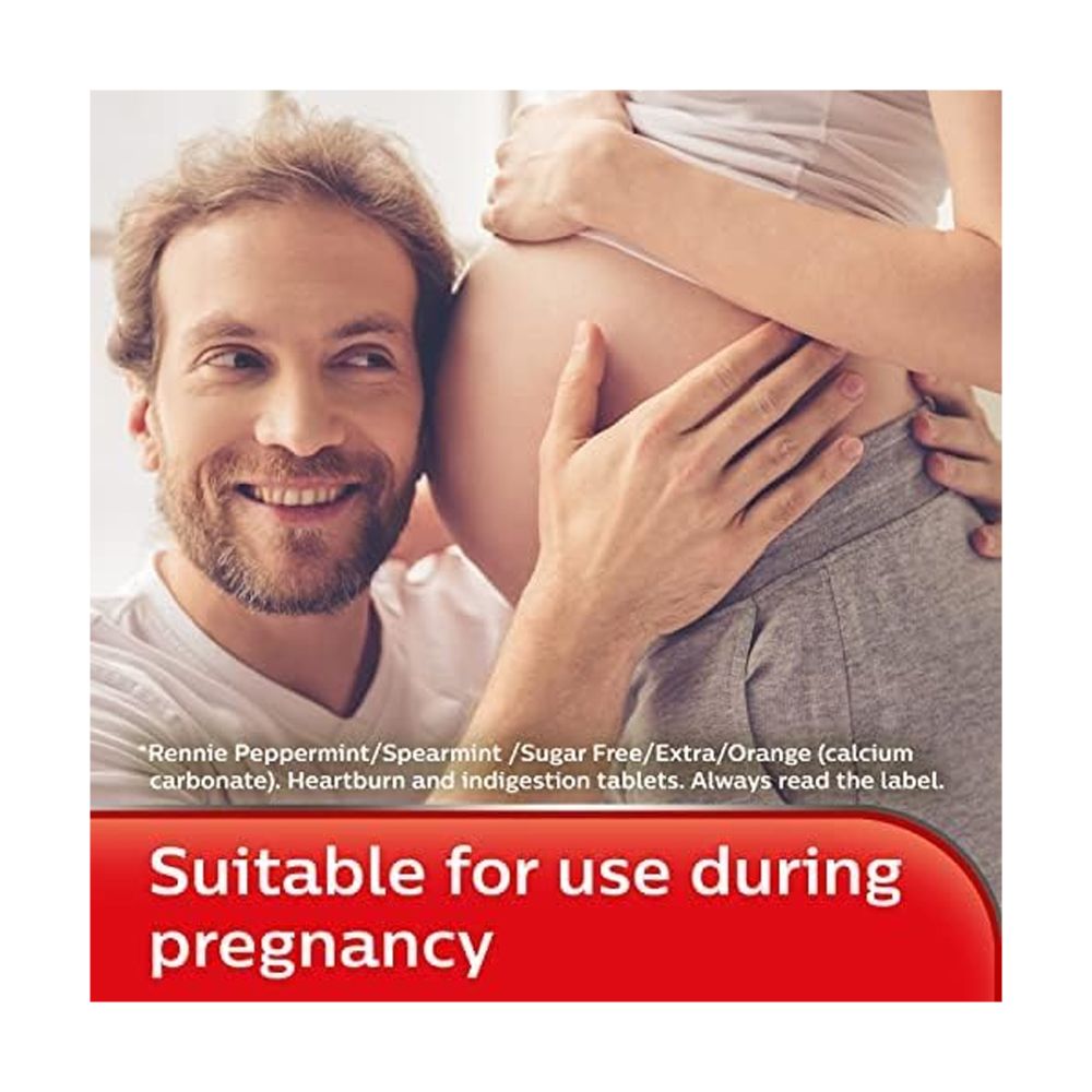 Buy Rennie Peppermint Chewable Antacid Tablets - Imported, 1-Strip (12 ...